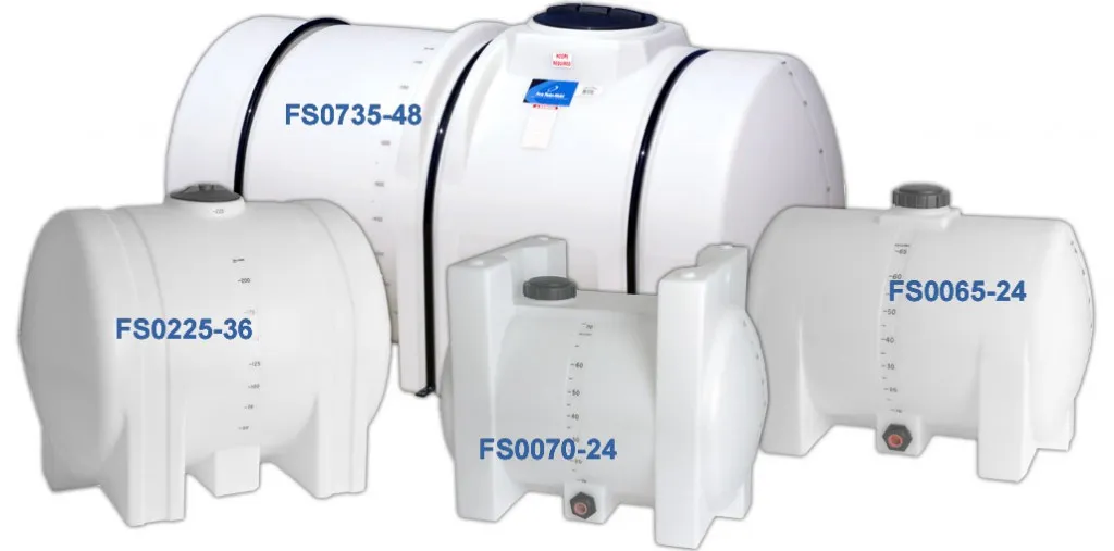 Horizontal Storage Tanks | Freestanding Leg Tanks w/o Sump